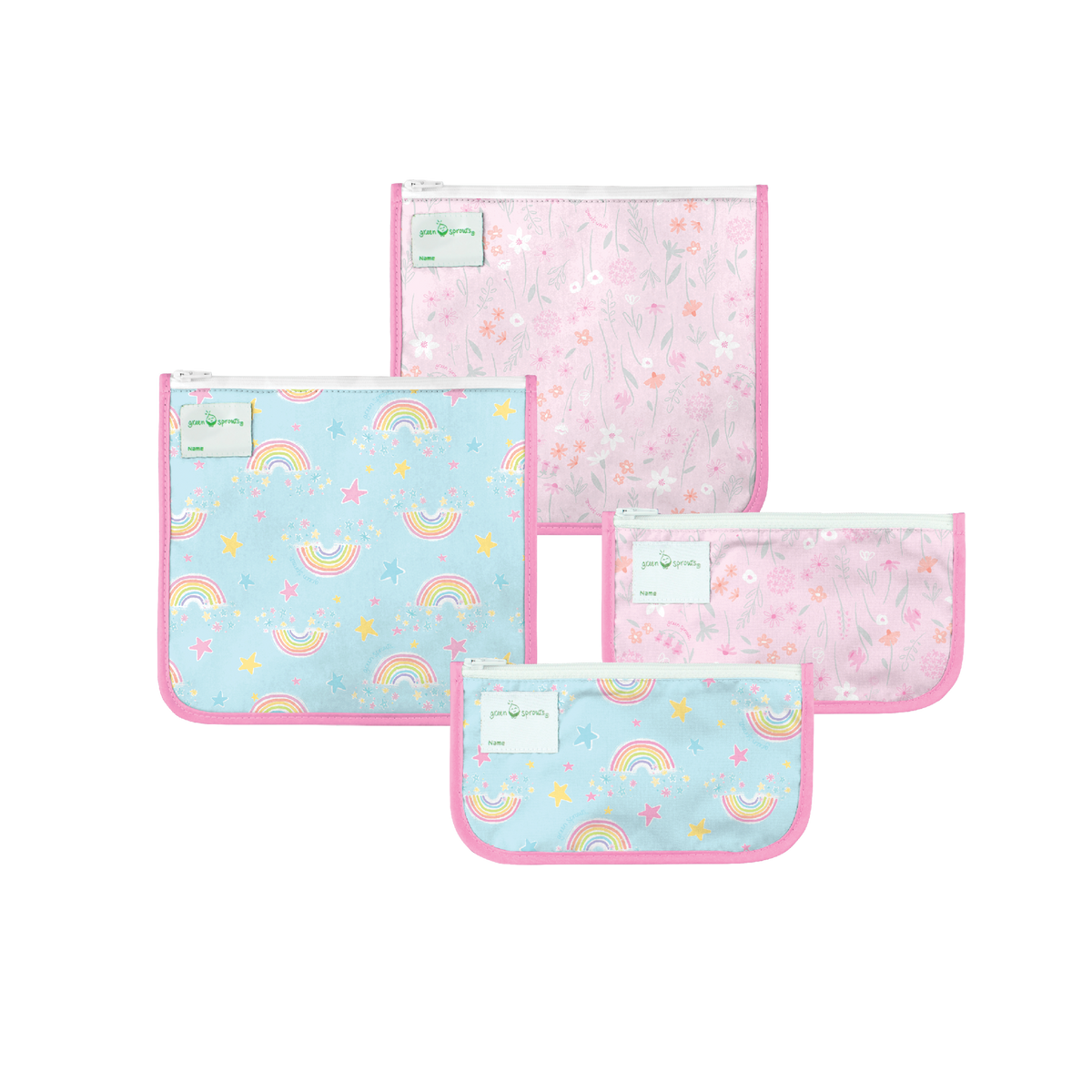 green sprouts® Reusable Insulated Sandwich Bags + Reusable Snack Bags ...