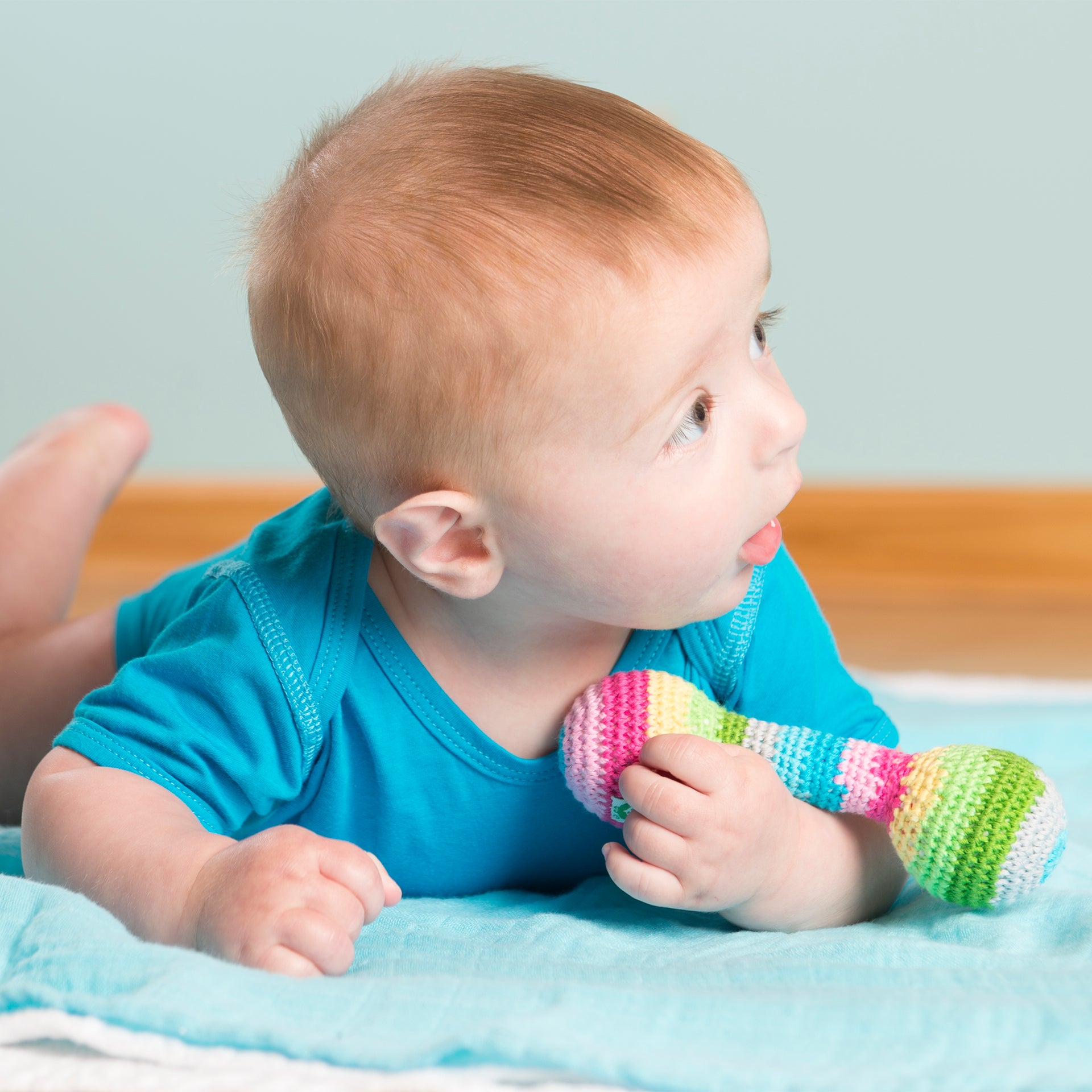Organic Cotton Baby Rattle | Natural Baby Toys | i play.® by Green Sprouts®