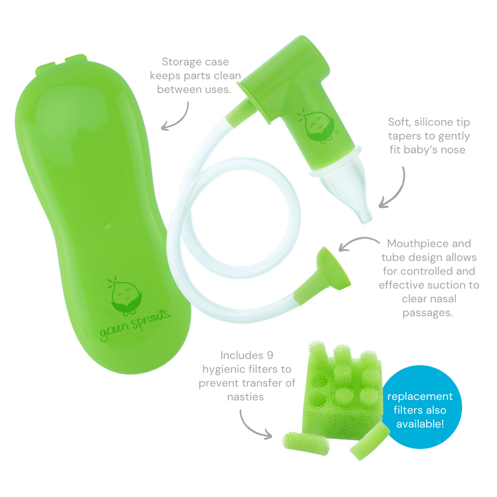 Sprout Ware® Nasal Aspirator made from Plants and Silicone | Green Sprouts®